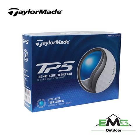 Taylormade Tp5 2024 Golf Ball White Shopee Malaysia