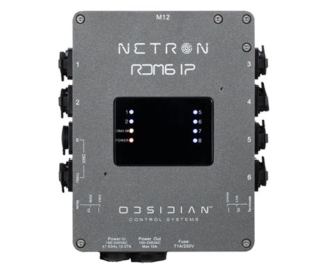 Obsidian Rdm6 Ip Ip65 6 Port Rdm Splitter