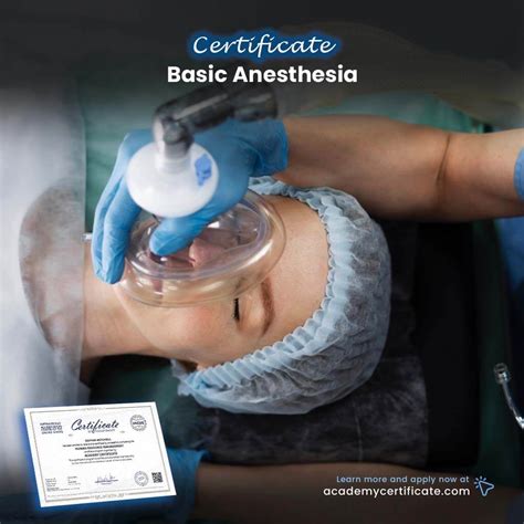 Basic Anesthesia Certificate Academy Certificate