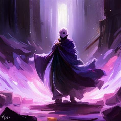 Gaster In A Purple Robe 2 Ai Generated Artwork Nightcafe Creator