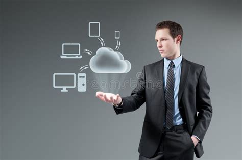 Cloud Computing Concept Stock Photo Image Of Icon Notebook