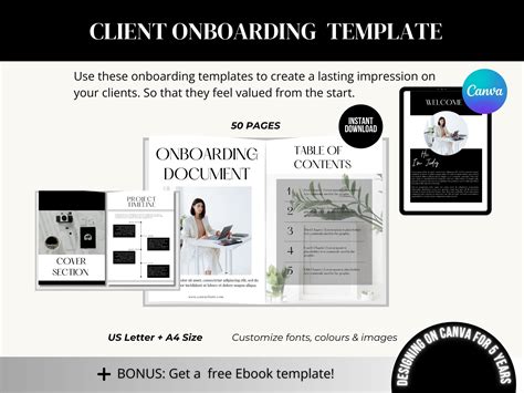 Client Welcome Packet Template Welcome Packet New Hire Packet Client Welcome Kit New Hire