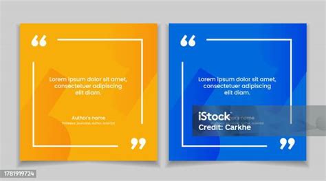 3d 버블 평가 배너 인용문 인포그래픽 따옴표를위한 소셜 미디어 게시물 템플릿 디자인 빈 말풍선 따옴표 거품 및 텍스트 상자 벡터 일러스트 레이 션 Eps10 대화 풍선