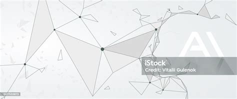 추상적인 인공 지능 클라우드 컴퓨팅 기계 학습 기술 웹 배경 가상 개념 과학에 대한 스톡 벡터 아트 및 기타 이미지 과학 교육 뇌 Istock
