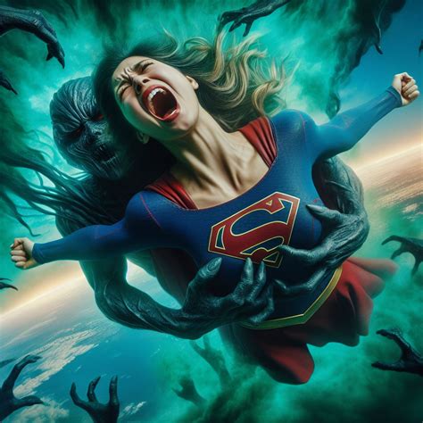Supergirl Vs Power Of Shadow 8 By Dtostng On Deviantart