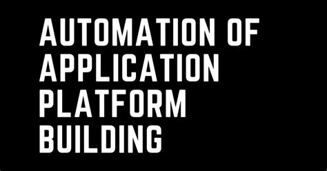 Automation Of Application Platform Building Using Terraform Ansible And Jenkins — Ideas By