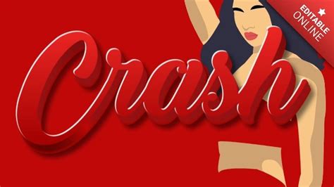 Crash Text Effect Generator