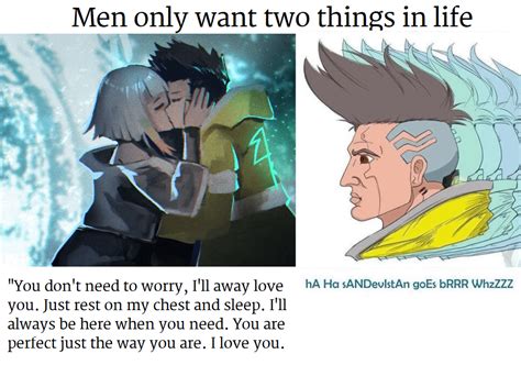 Men Only Want Two Things In Life Rcyberpunkgame