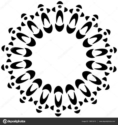 Circular Geometric Element Stock Vector By ©vectorguy 136613212