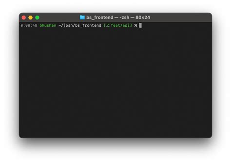 Show Git Branch Name In Macos Terminal Zsh With A Customized Prompt