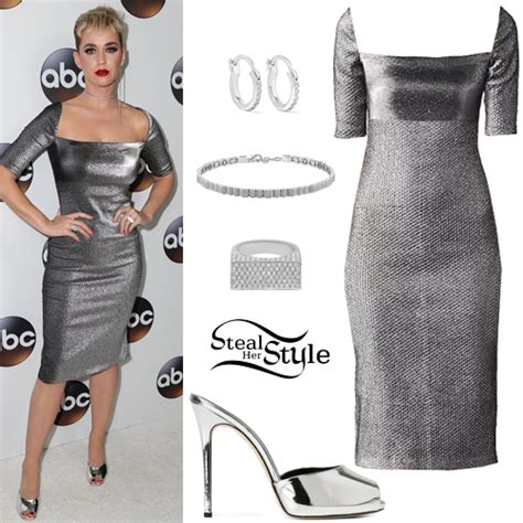 Katy Perry Metallic Dress Mule Sandals