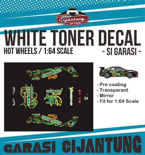 Yokomo Snake Skyline R34 Hot Wheels Decal Garasicijantung Com