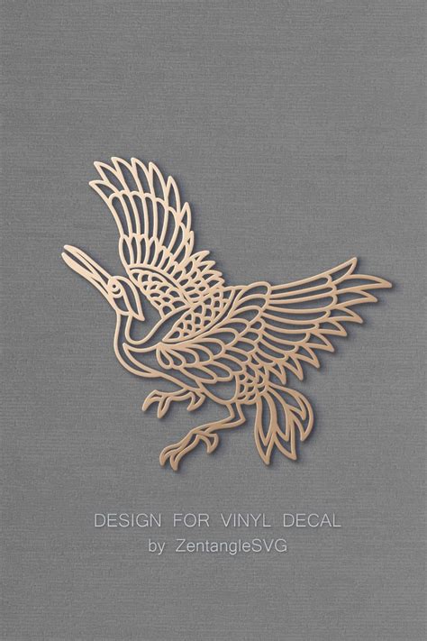 Great Blue Heron Svg Digital Svg Png Dxf For Laser Cut Paper Cut
