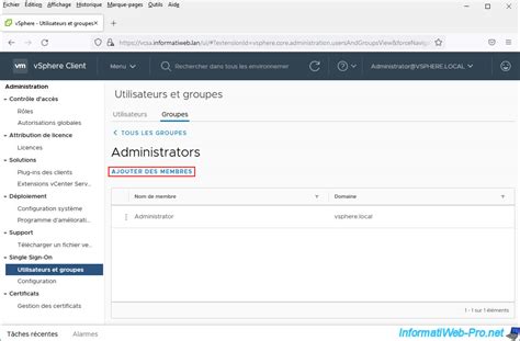 Add An Active Directory Identity Source To Vcenter Server To