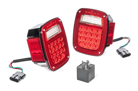 Jeep Tj Led Tail Lights Jeep Wrangler Tj Led Tail Lights Assembly