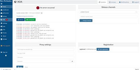 no new tab xcp ng and xo forum