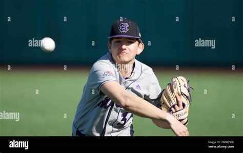 Holy Cross Pitcher Dan Mateffy 34 During An Ncaa College Baseball Game On Sunday Feb 25 2024
