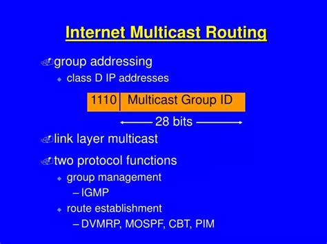 Ppt Internet Multicast Routing Powerpoint Presentation Free Download