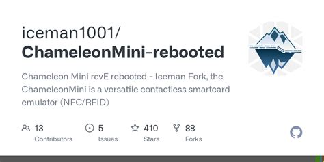 GitHub Iceman ChameleonMini Rebooted Chameleon Mini RevE Rebooted Iceman Fork The