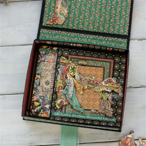 DIY Treasure Box Envelope Tutorial By Phoebe Tonosaki Graphic 45 Papers