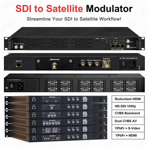 Hdsd Sdi 720p1080i1080p Encoder Satellite Dvb Ss2 Modulator