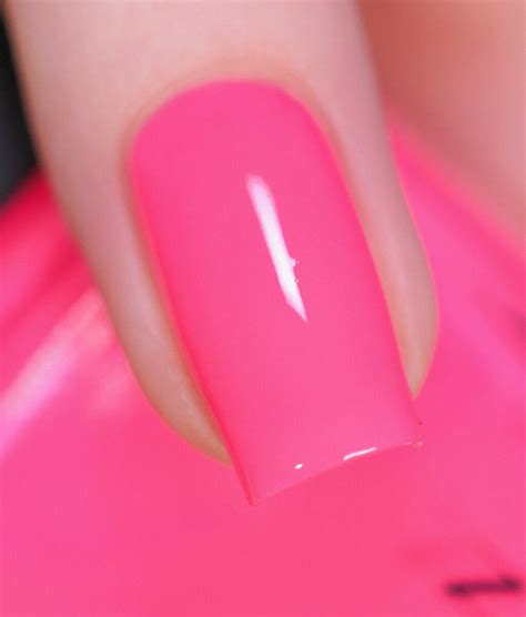 Neon Pink Nail Polish Designs