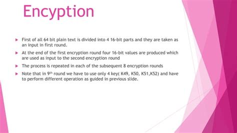 Ideainternational Data Encryption Algorithm Pptx Programming Languages Computing