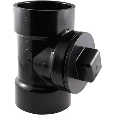 Canplas 3 Hub X Hub Abs Cleanout Tee With Plug Home Hardware