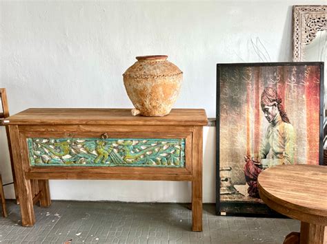 Old Java Pot Eva Lombardini Teak Furniture