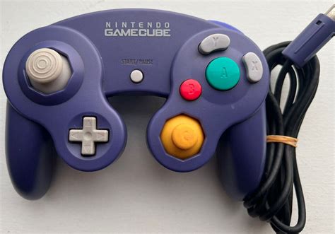 Nintendo Oem Gamecube Controller Indigo Clear Excellent Condition