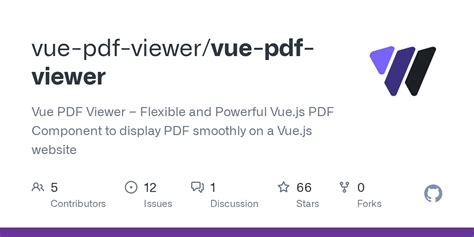 Github Vue Pdf Viewervue Pdf Viewer Vue Pdf Viewer Flexible And