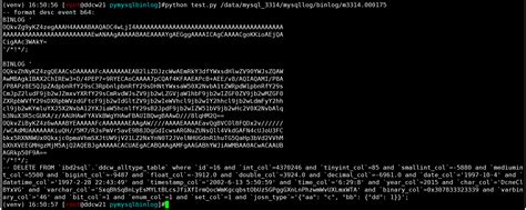 Pymysqlbinlog Rowevent 从binlog中提取数据sql And 从binlog中回滚数据sql 腾讯云开发者