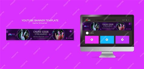 평면 디자인 게이머 스 트리머 템플릿 무료 Psd 파일 평면 디자인 게이머 스 트리머 템플릿 무료 Psd 파일