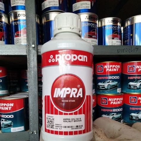 Jual Propan Impra Wood Stain Walnut Brown 1ltr Shopee Indonesia