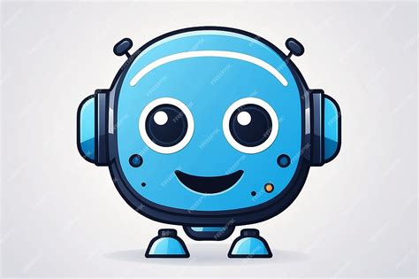 Premium Photo Robot Icon Chatbot Icon Cute Smiling Bot