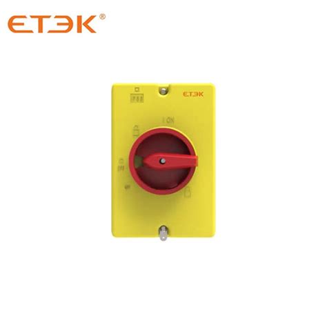 Industrial AC Isolator Switch AC Disconnect Panel Mount Isolator ETEK Electric