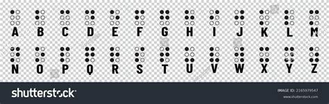 Braille Alphabet Tactile Writing System Used Stock Vector Royalty Free