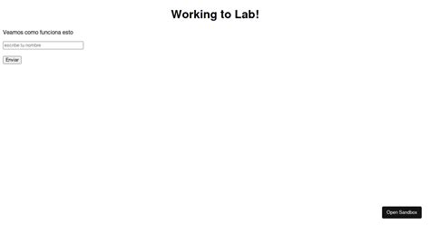 Testing Forked Codesandbox Testing Forked Codesandbox