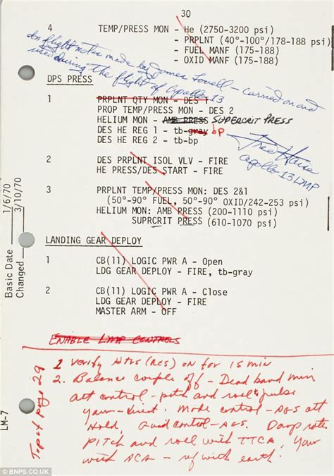 Houston We Have A Problem Frantic Apollo 13 Astronauts Scribbled Calculations Expected To