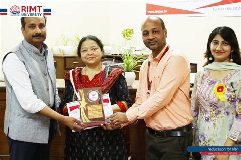 Five Day Faculty Development Programme Organized By Rimt University Rimt University