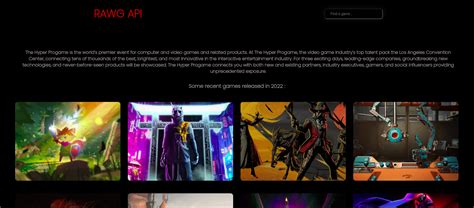 Github Bemoulrawg Api Rawg Api Project Au Pays De La Data Game