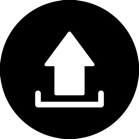 Premium Vector Download Icon Upload Circle Symbol Save Button File Flat For Web Vector