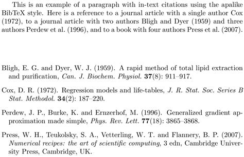 Bibtex Dcu Bibliography Style Examples