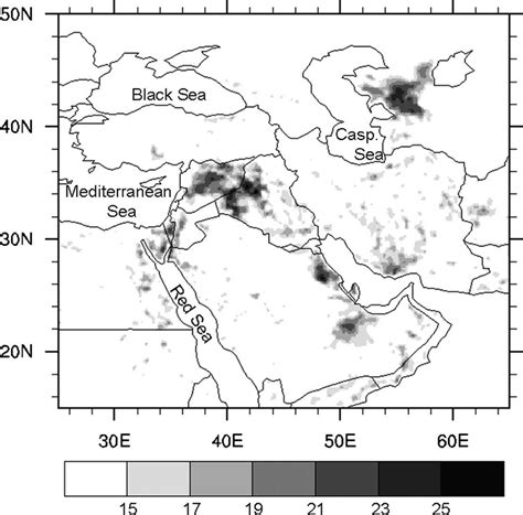 Interannual Standard Deviation In Absorbed Shortwave Radiation W M 2 Download Scientific