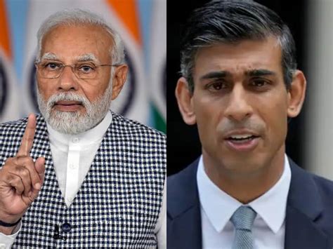 Narendra Modi Talk To Rishi Sunak And Congratulated Him On Assuming