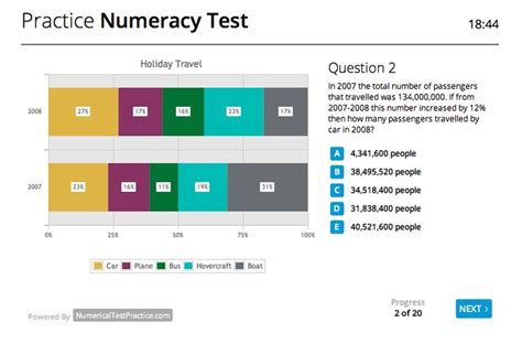 Free Practice Numeracy Tests Grad Diary
