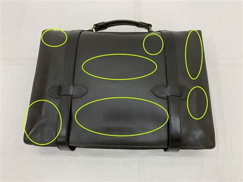 Ralph Lauren Double Rl Leather Corbin Briefcase Bag Rrl Office Work Bag