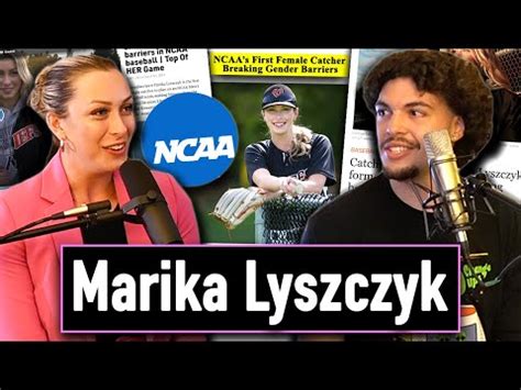 Marika Lyszczyk Ncaa Baseballs First Female Her Story And Overcoming