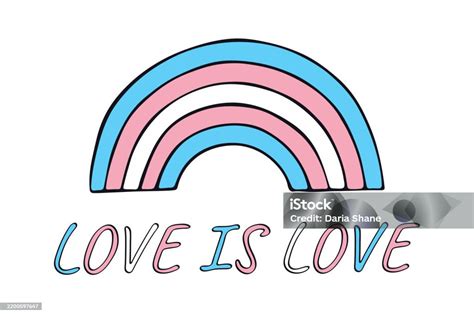 다채로운 무지개 모양 트랜스젠더 프라이드 플래그 행복한 프라이드 데이 Lgbtqia 커뮤니티 프라이드 월 포스터 스티커 카드에 대한 손으로 그린 낙서 0명에 대한 스톡 벡터