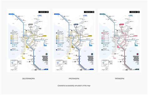 Accessible Railway System Map Redesign Hci Design Behance